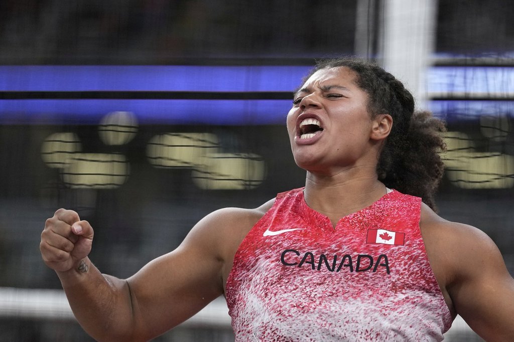 Rogers wins gold, sets Canadian record in hammer throw at world ...