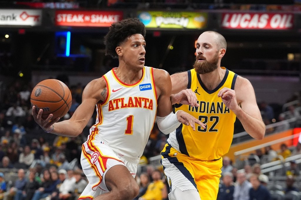 Jalen Johnson scores 22 as Hawks beat Pacers 128-108 to keep Indiana ...