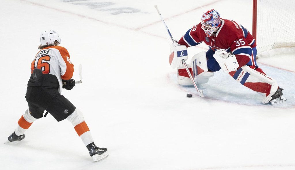 Sam Montembeault finding his form, steals a point for Canadiens in loss ...