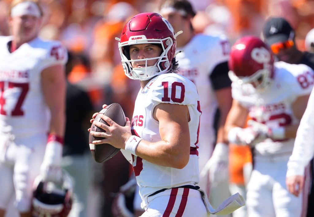 Oklahoma QB John Mateer throws 3 interceptions vs. Texas in return 3 ...