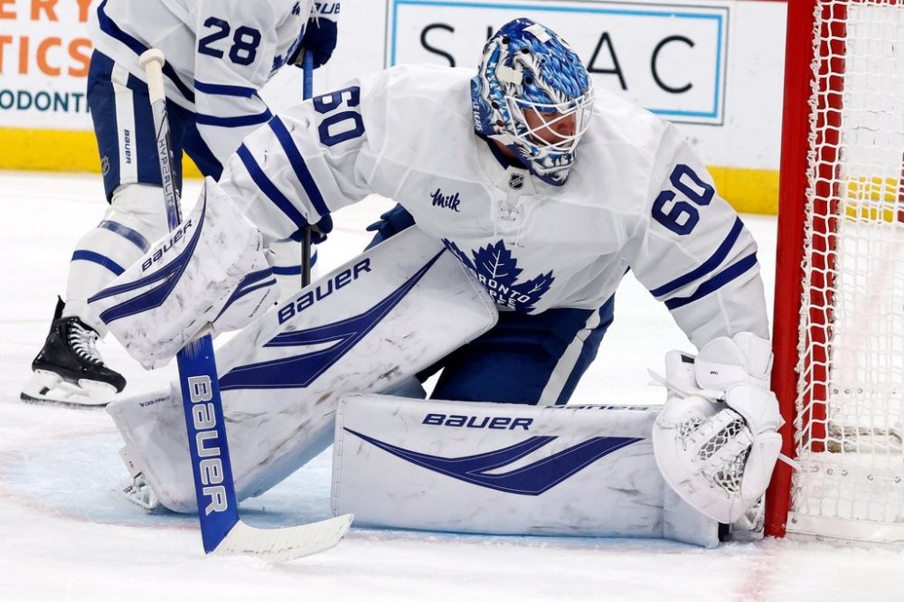 Maple Leafs goaltender Joseph Woll expected to miss a week with lower ...
