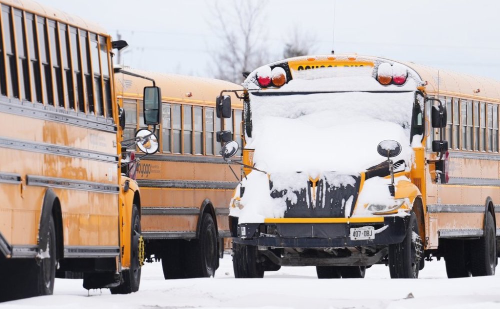 School buses cancelled in parts of GTA as region braces for icy weather ...