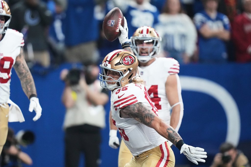 49ers’ George Kittle questionable for key game against Bears with ankle ...