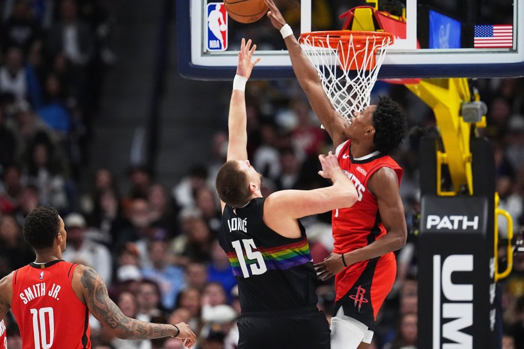 Durant scores 31, Sheppard has 28 as Rockets end Nuggets’ 6-game win ...