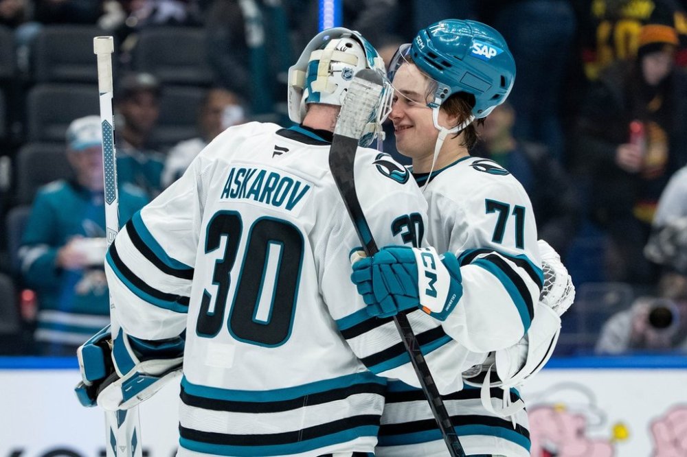 Sharks sensation Celebrini marks milestone with win over Canucks in ...