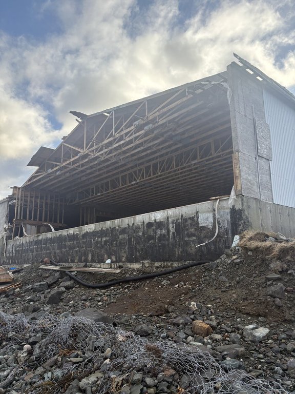 Ocean at risk as wind tears wall off rancid Newfoundland fish sauce ...