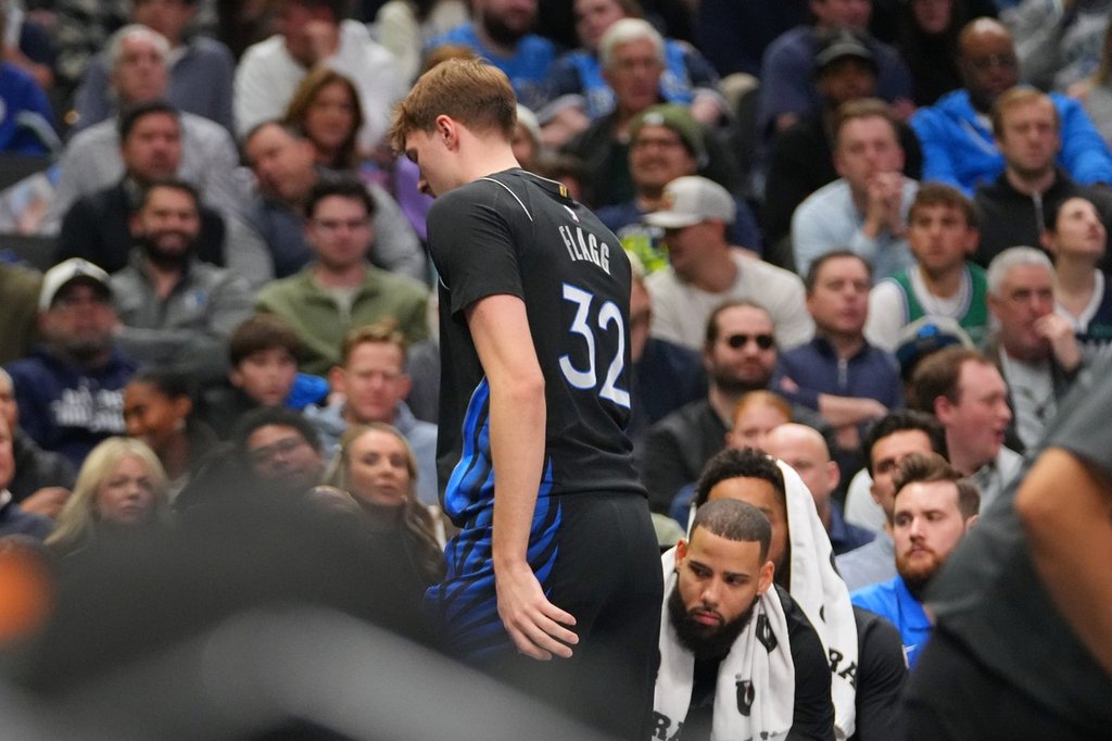 Mavericks rookie star Cooper Flagg out against Jazz because of ankle ...