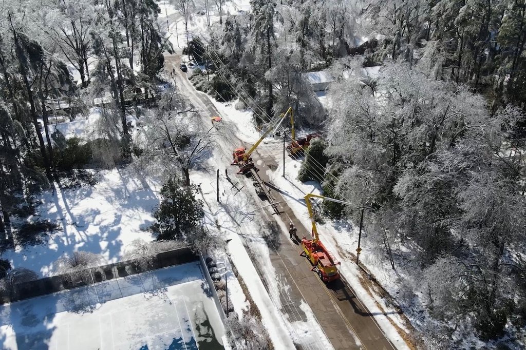 New cold snap adds urgency to winter storm recovery across the South ...