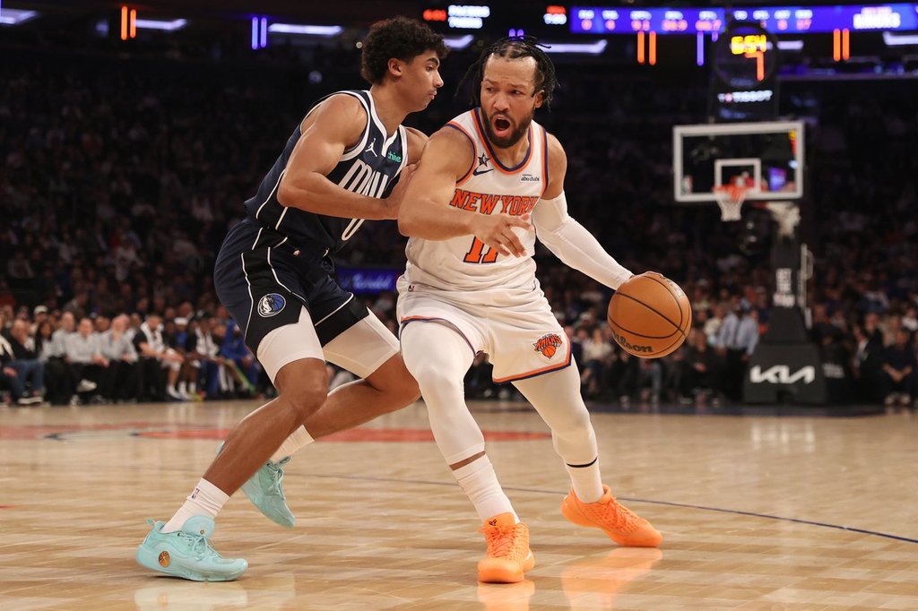 Brunson was injured by tripping over himself, and now his stumbling ...