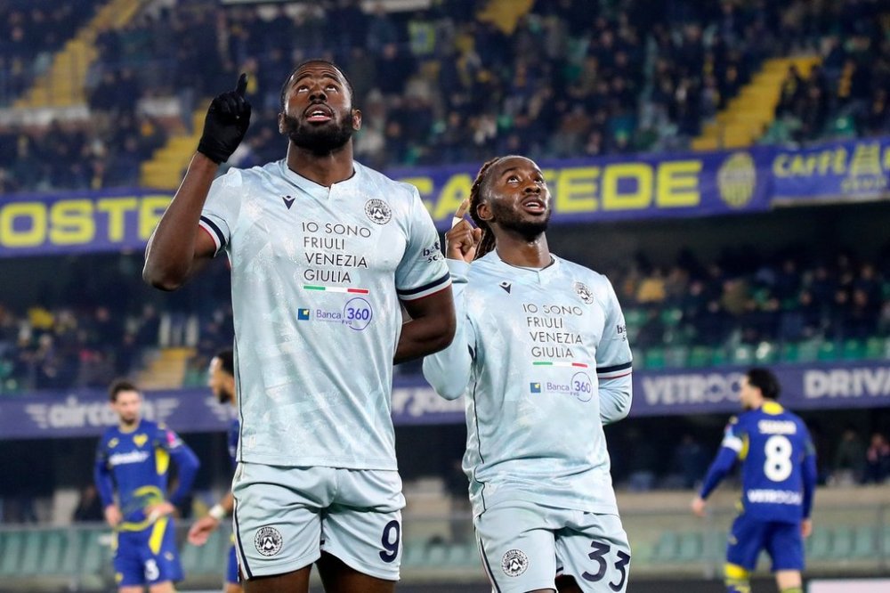 Davis scores as Udinese wins 3-1 at struggling Verona in Serie A ...