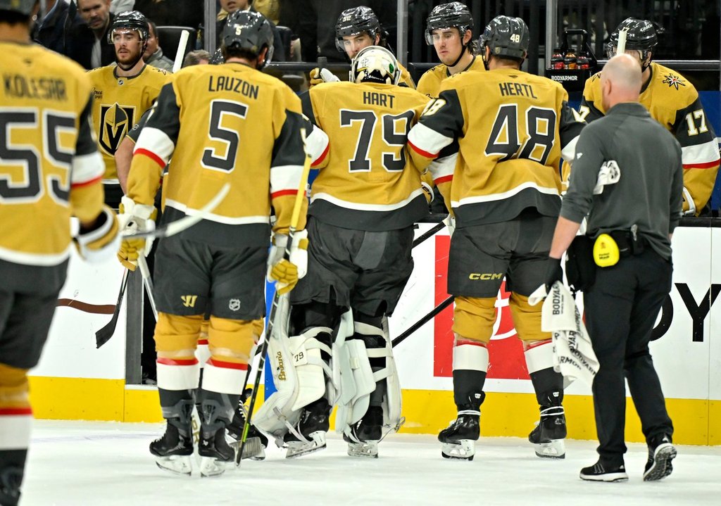 Adin Hill returns to Golden Knights after nearly 3 months, Carter Hart ...