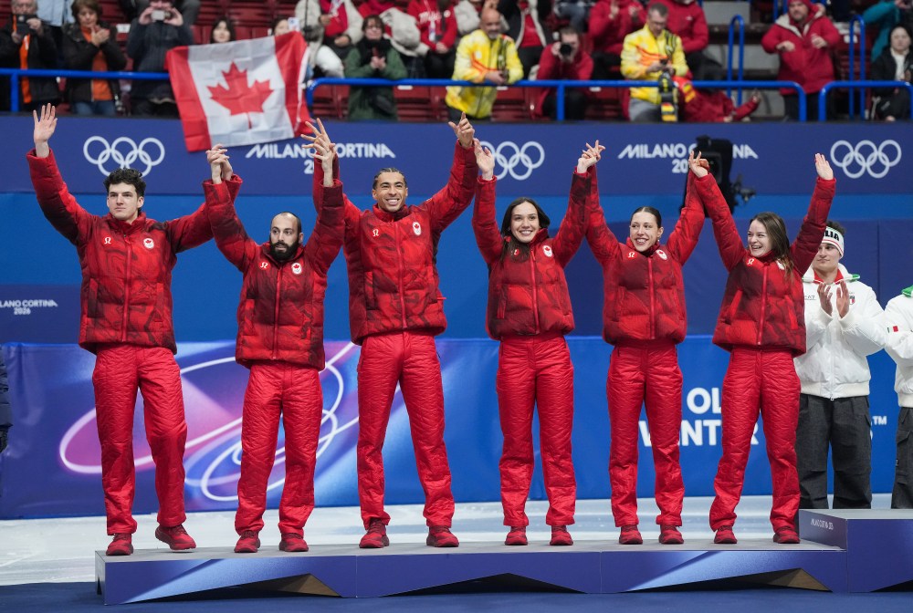 Canada wins silver in short-track speedskating mixed team relay ...