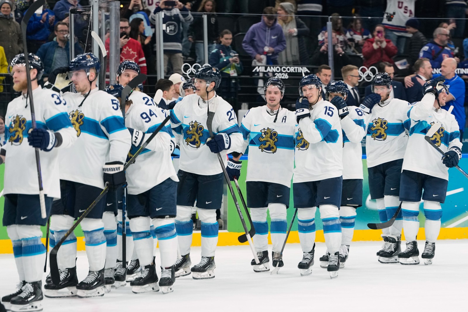 Finland wins the Olympic bronze medal in men’s hockey by beating ...