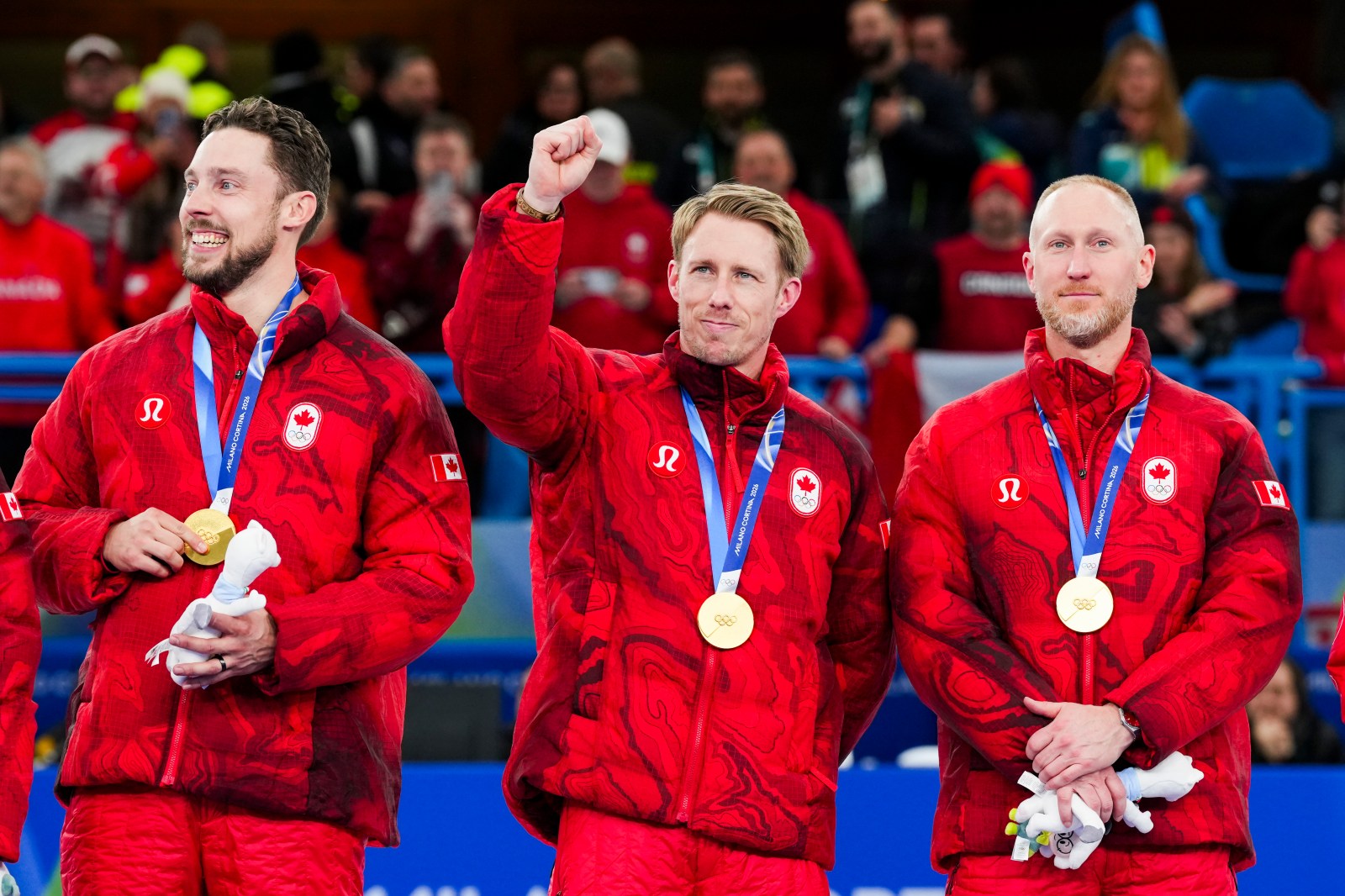 With gold medal around his neck, Canadian skip Jacobs has a message for ...