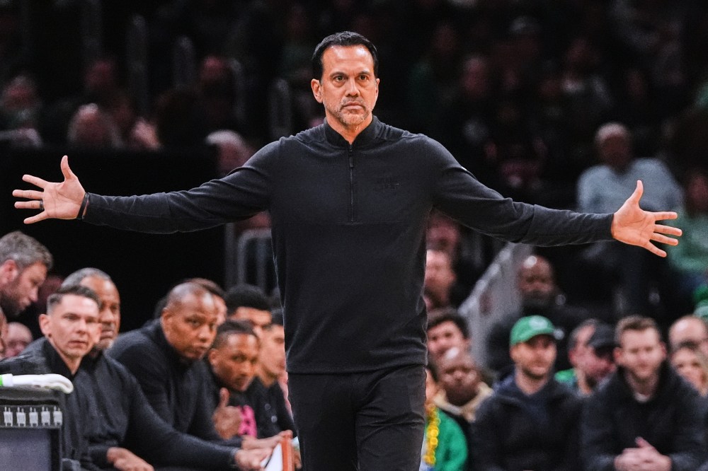 Pat Riley revives the NBA coach suit debate. Erik Spoelstra wants to ...