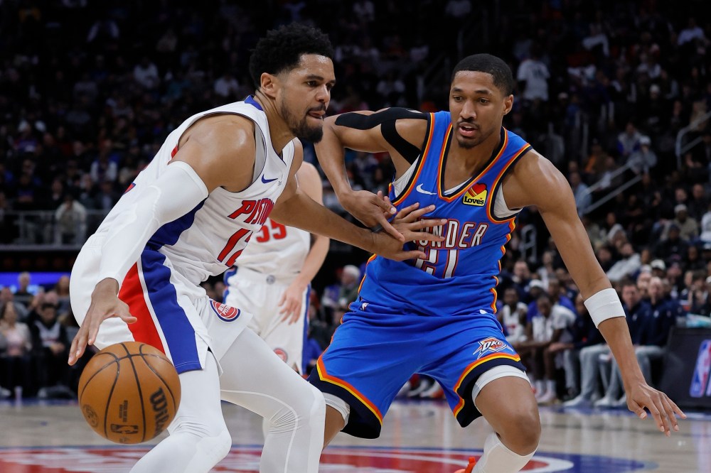 Pistons beat short-handed Thunder 124-116 as Duren, Cunningham score 29 ...