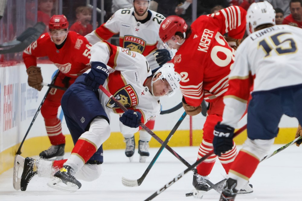 Matthew Tkachuk has hat trick, Panthers beat Red Wings 3-1 to end 4 ...