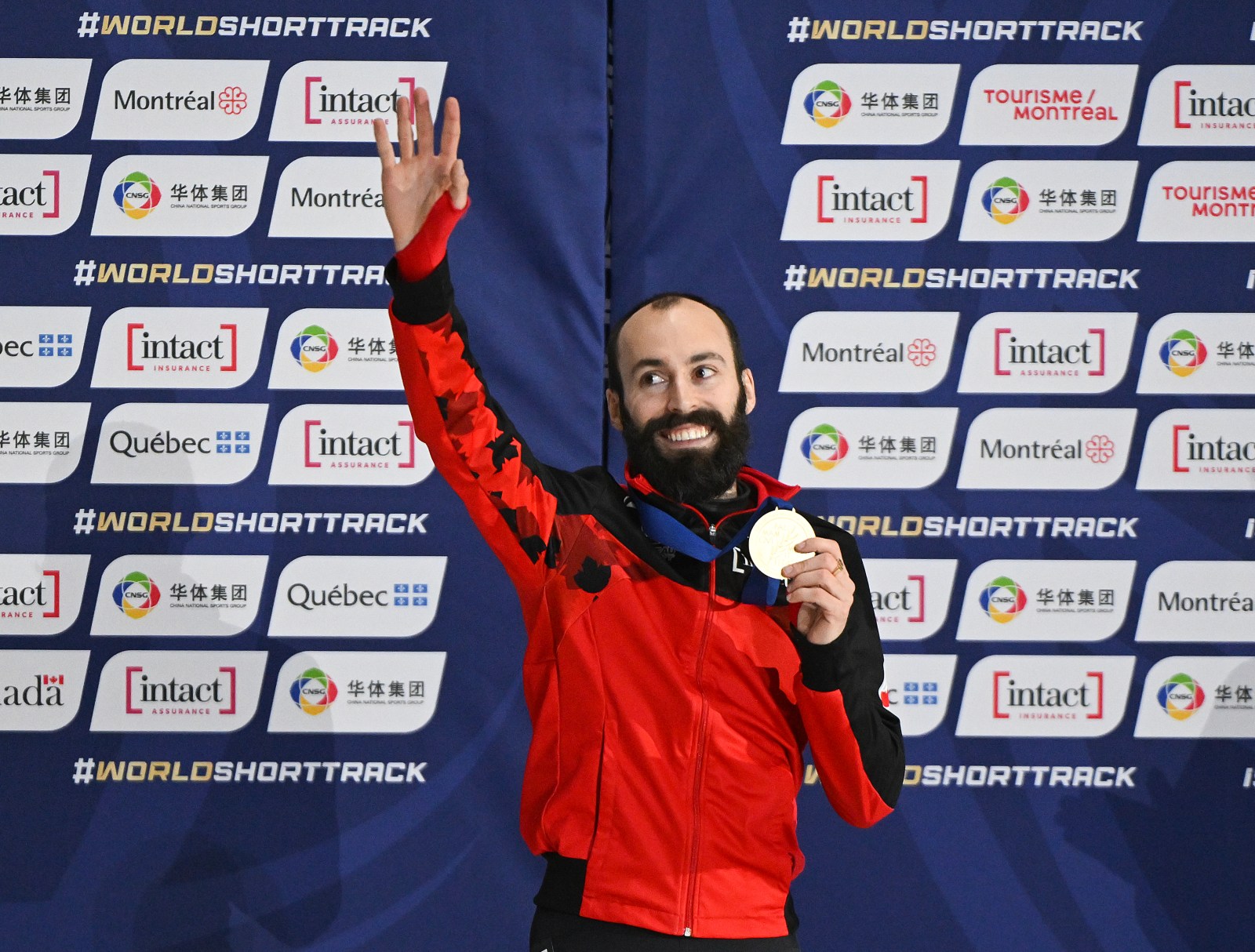 Canada’s Steven Dubois wins 500-metre gold at world short track ...