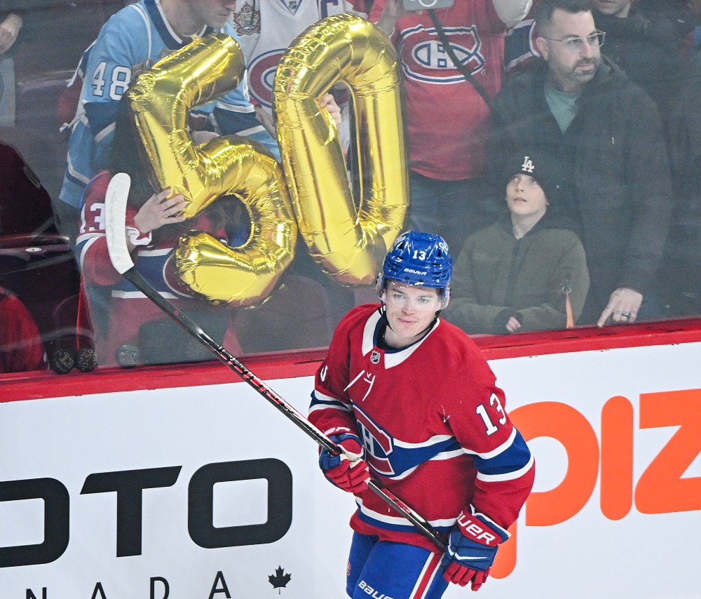 Cole Caufield becomes first Canadien to score 50 since 1990 with goal ...
