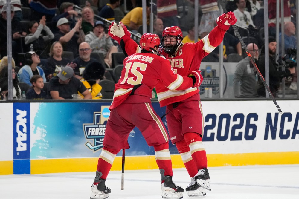 Kent Anderson’s 2-OT winner lifts Denver past Michigan 4-3 in Frozen ...