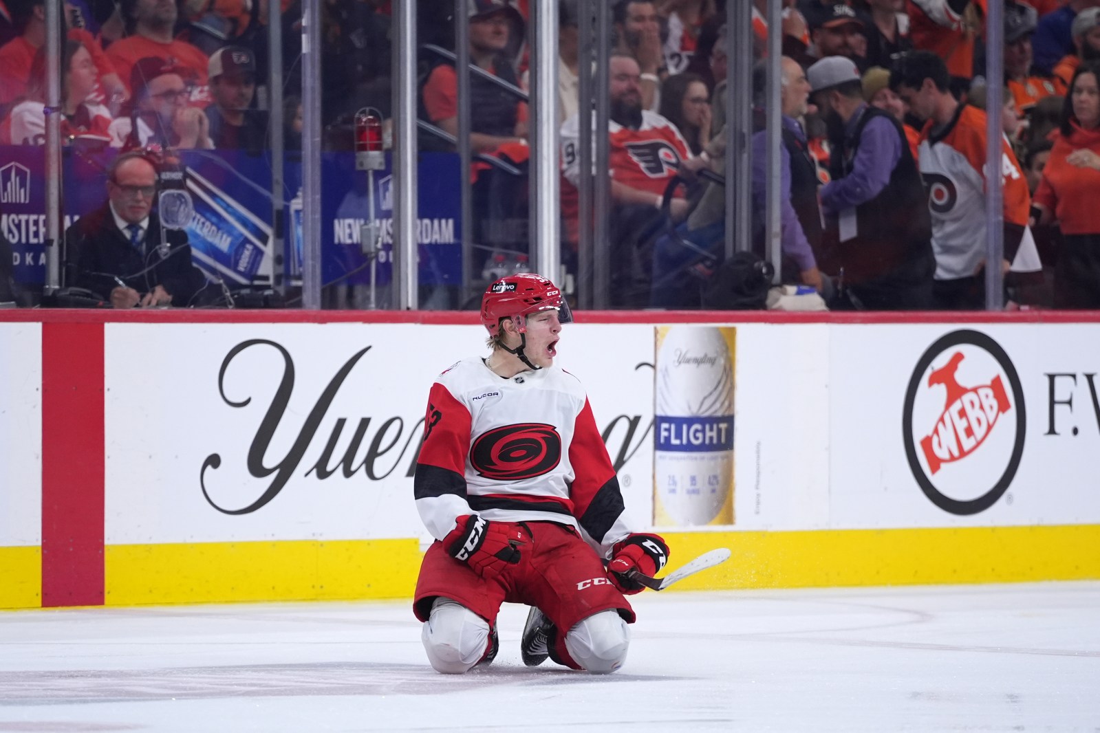 Hurricanes sweep Flyers 3-2 in OT, advance to Eastern Conference finals ...