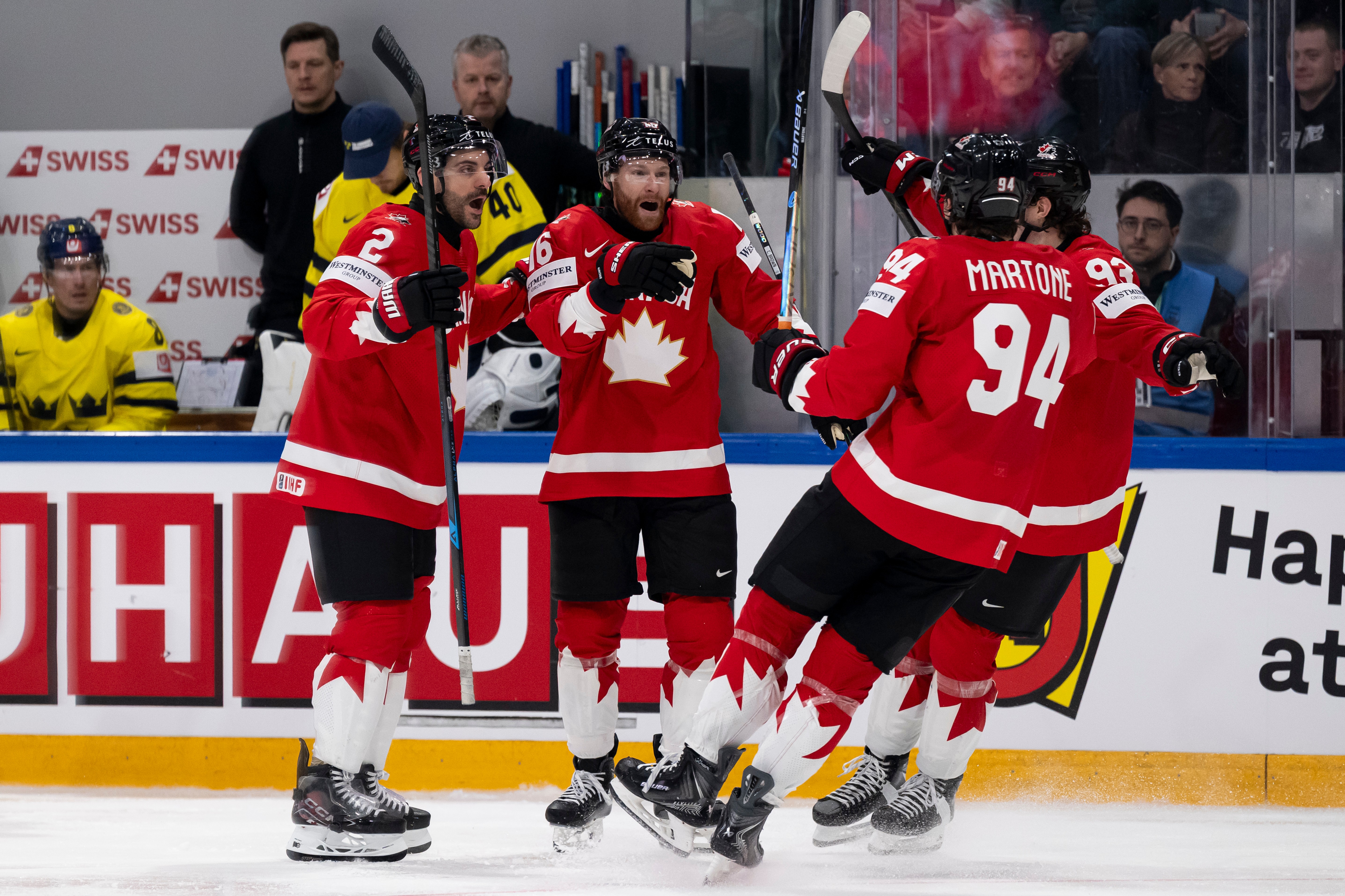 Connor Brown scores winner as Canada beats Sweden 5-3 at hockey world ...