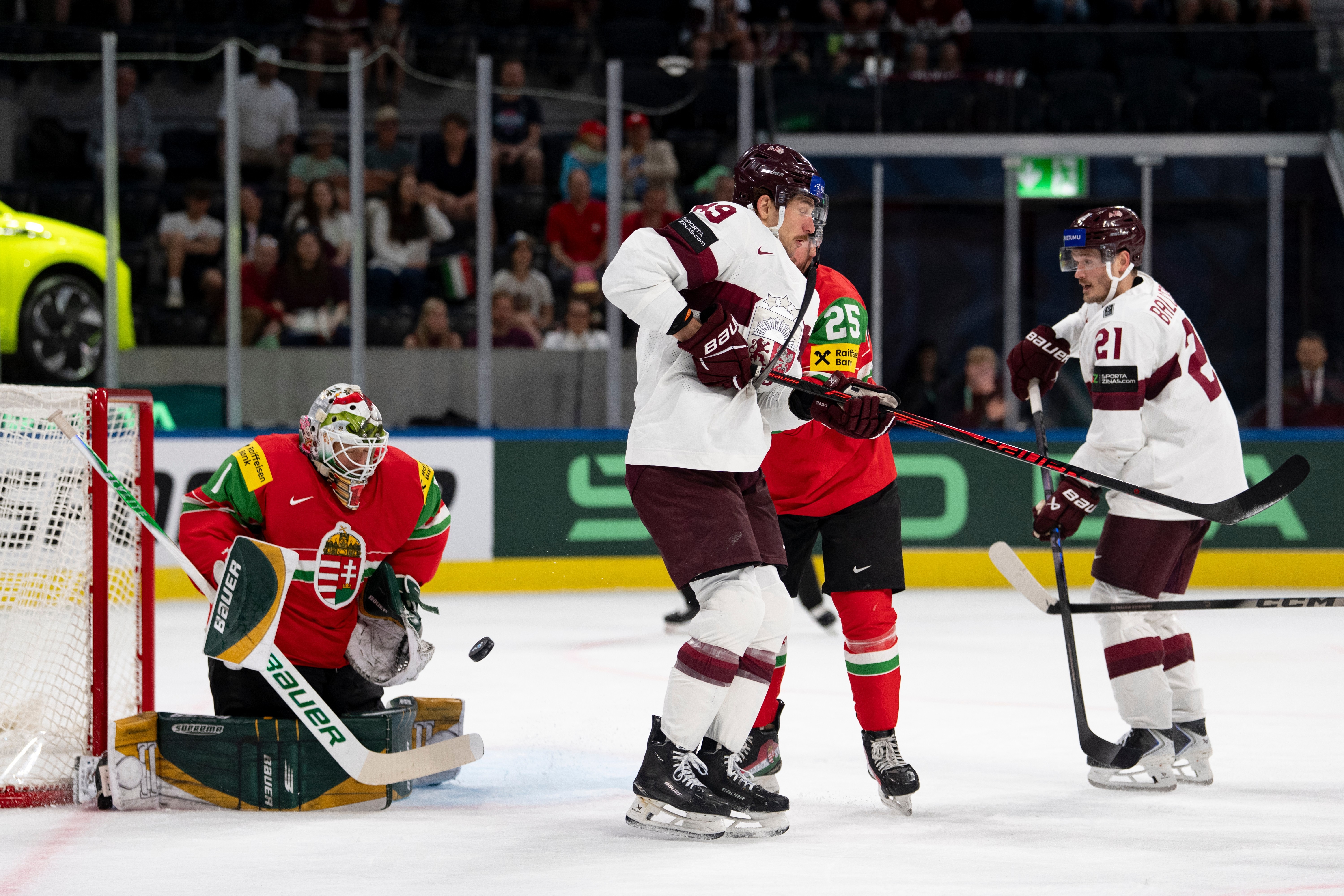 Latvia routs Hungary 8-1 to reach quarterfinals at ice hockey worlds ...