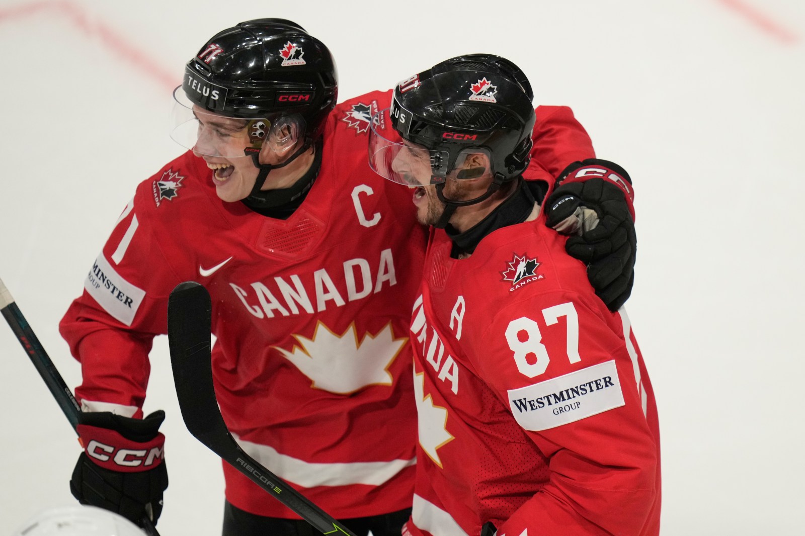 Celebrini and Crosby score as Canada beats US to advance to semifinals ...