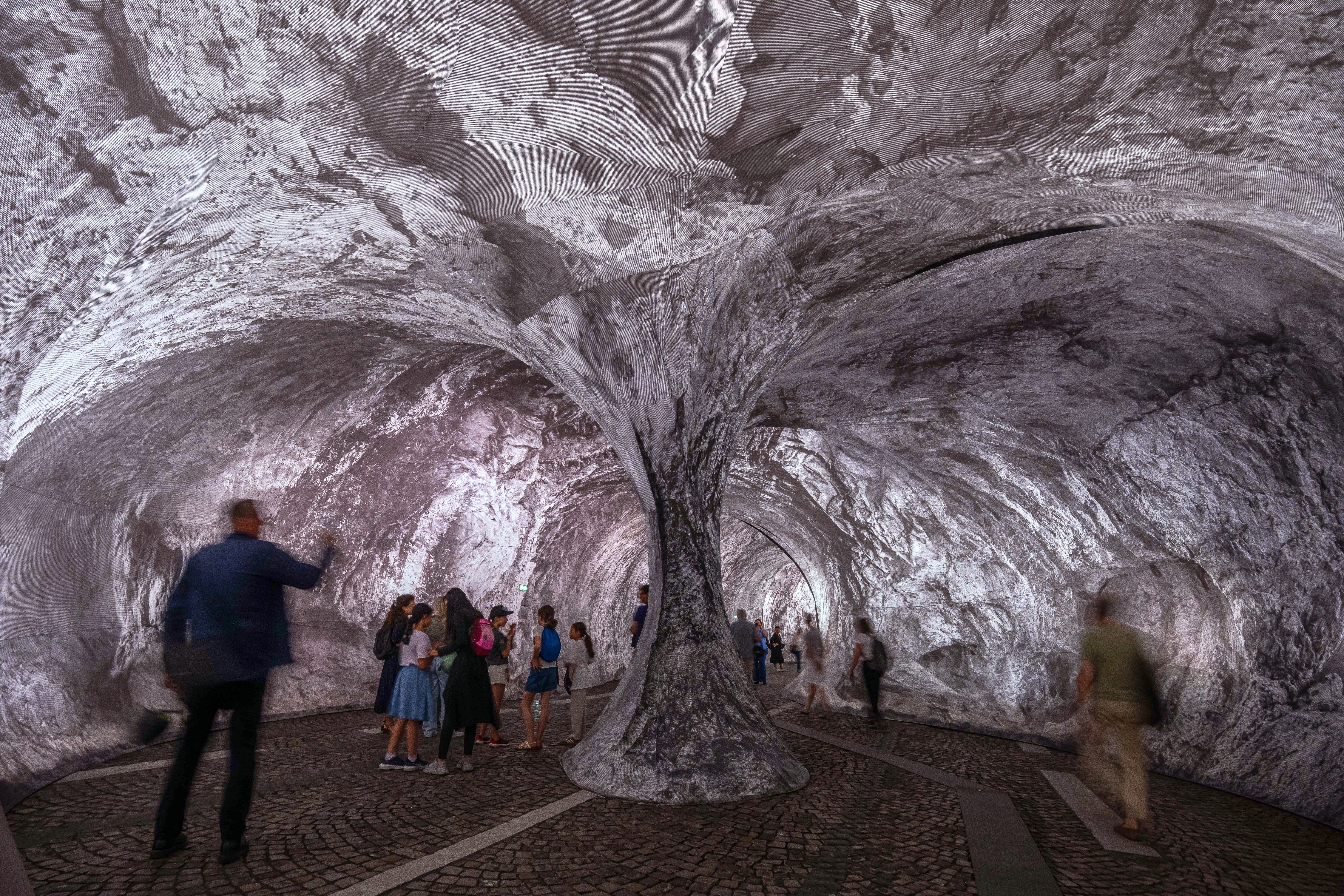 Monumental cave art on Paris’ oldest bridge finally opens, as the ...