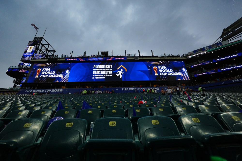 World Cup sees first weather delay, with France-Iraq game in ...