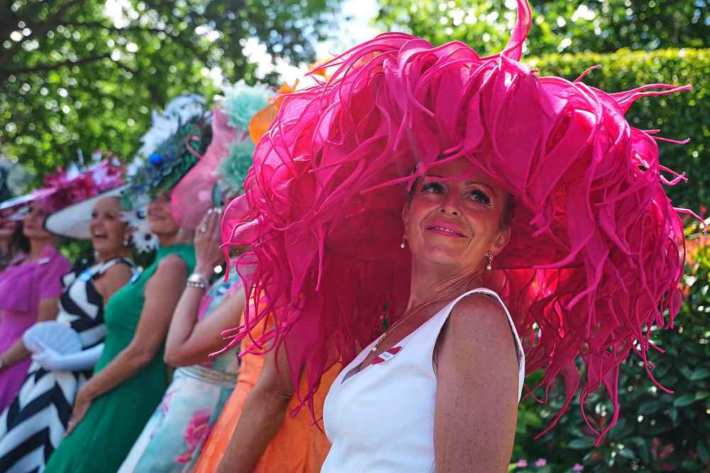 In pictures: Extravagant hats steal the show at the Royal Ascot horse ...